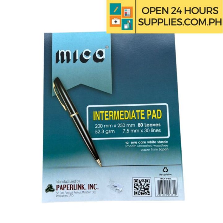 Mica Intermediate Pad 200 x 250 mm 80 Leaves pad paper 1 whole for High ...