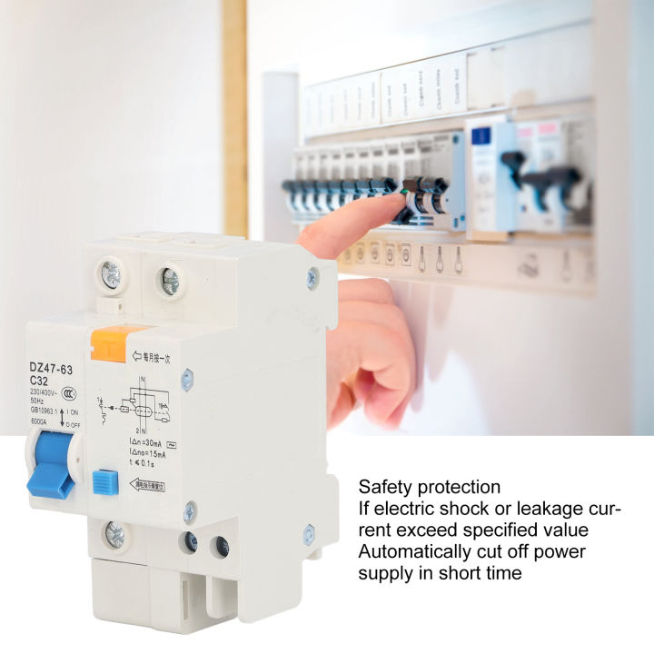 Ground Fault Circuit Interrupter AC 230V 400V Sensitive Residual ...