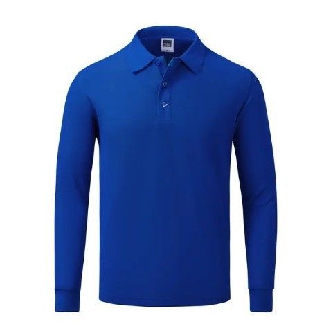 KAOS POLO SHIRT LENGAN PANJANG KERAH POLOS BAJU PRIA WANITA WANGKI ...