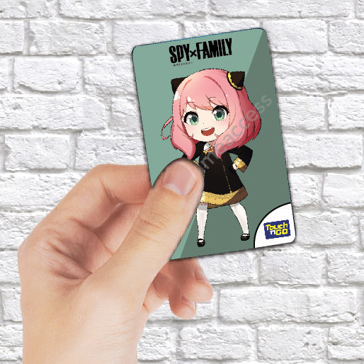 Anya Forger Spy X Family Fanart Anime Touch N Go Card Sticker TNG | Lazada
