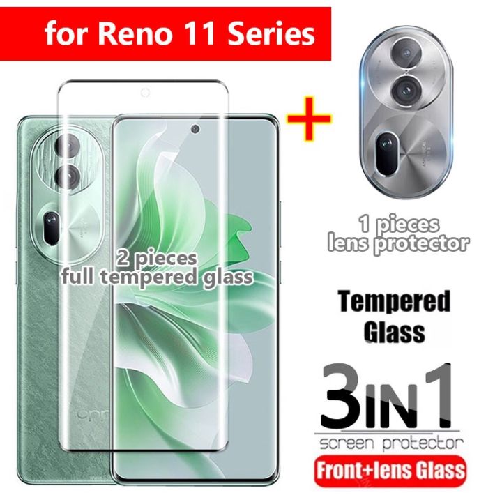 OPPO Reno 11 Pro 11F Reno11 Pro 5G Tempered Glass curved Full Cover ...