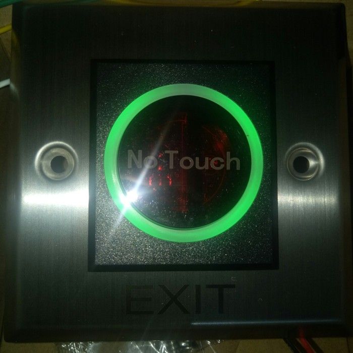 Touchless no touch hand sensor infrared tanpa sentuh release to exit ...