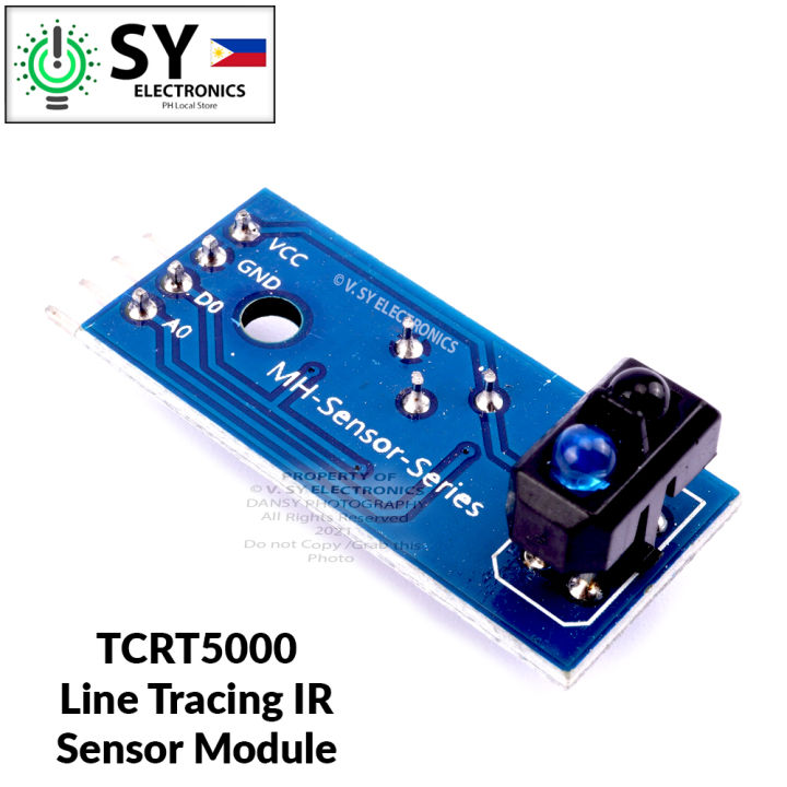 TCRT5000 4 Pins IR Infrared Analog and Digital Line Tracking Line Tracing Sensor Module ...