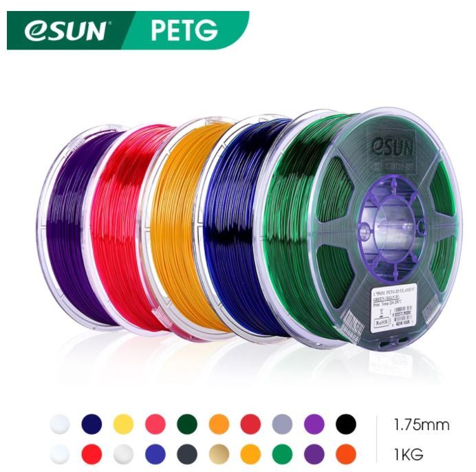eSUN - PETG 3D Printing Filament Solid Colors, Dia 1.75mm, 1kg | Lazada ...