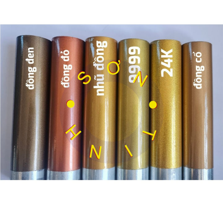 Sơn mạ kẽm 1K màu NHŨ ĐỒNG ĐEN 909 ( đồng cổ ) Yes Paint lon 200g, 400g và 800g | Lazada.vn