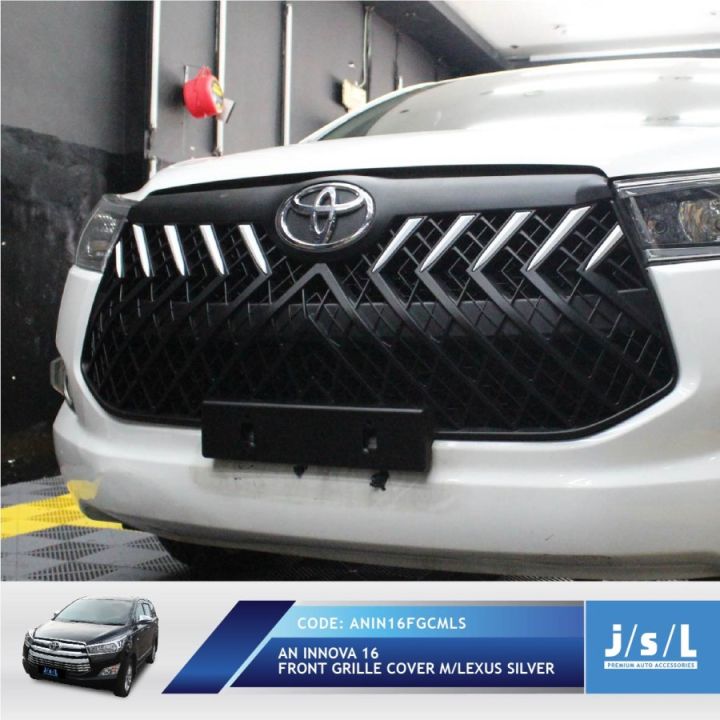 JSL Grill All New Innova 2016 Front Grille Lexus Blacktivo Silver ...