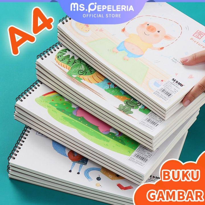buku gambar anak/A4 Children Coloring Book Painting Book/30/50 Lembar ...