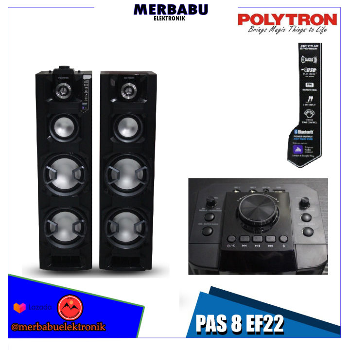 Active Speaker PAS 8EF22 Aktif 8 Inch Bluetooth Speaker | Lazada Indonesia