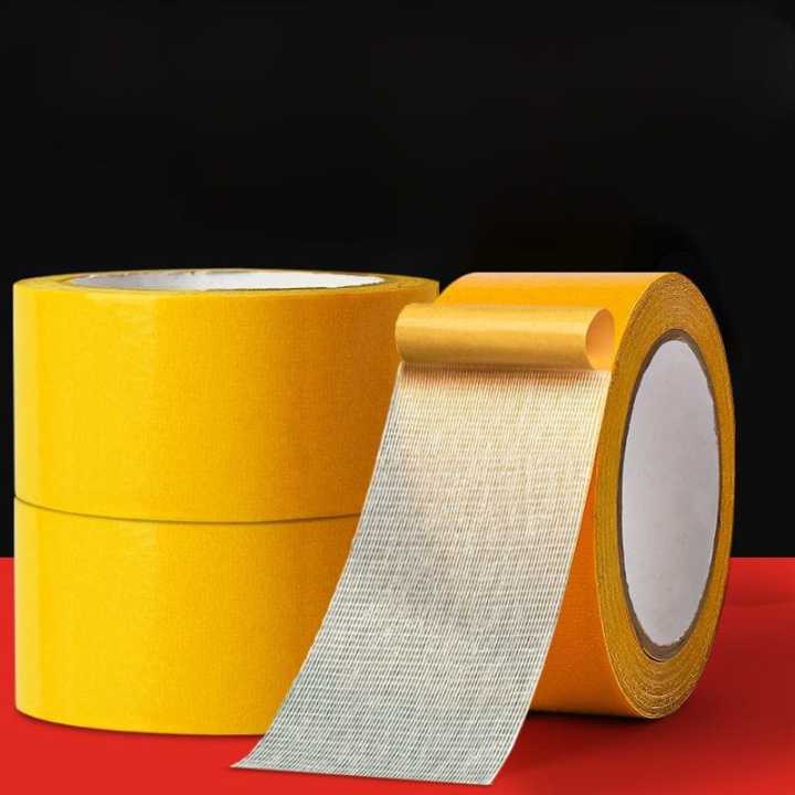 Double Tape Kuning Super Kuat Tahan Air Isolasi Dua Sisi Cuaca Indoor ...
