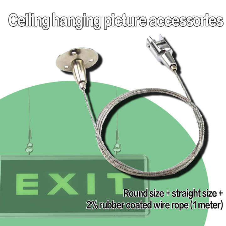 1PCS Ceiling Mount Hanging Gallery Used For Toilet Tags Airport Signs ...
