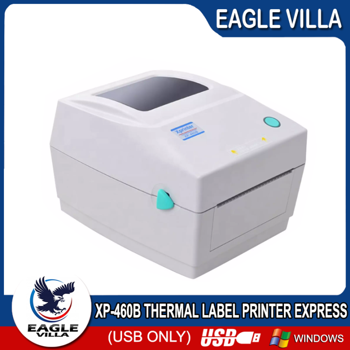 EAGLE VILLA Xprinter XP-460B USB Port Thermal Automatic Calibration Barcode Printer | Lazada PH