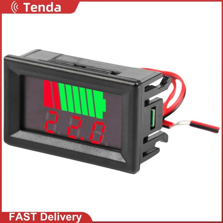 Car Battery Charge Level Indicator Battery Monitor LED Display Battery ...