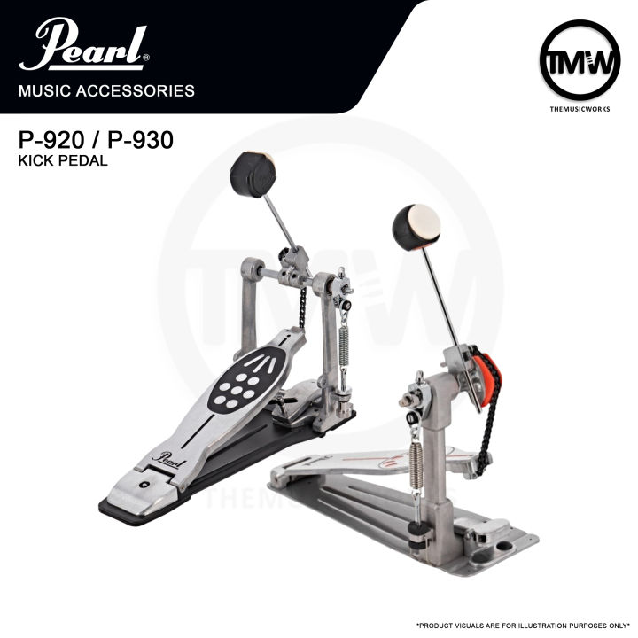 Pearl P-920 P-930 Kick Bass Drum Pedal Chain Drive Powershifter ...