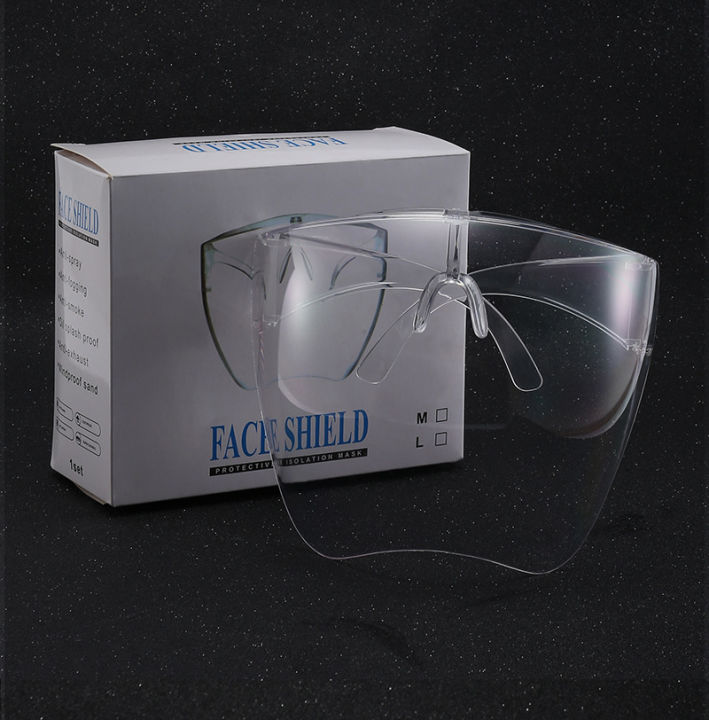 【READY STOCK】full face shield transparent face mask blocc Face Shield ...