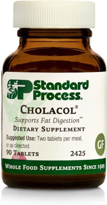 Standard Process Cholacol - Fat Digestion Enzymes and Gallbladder ...