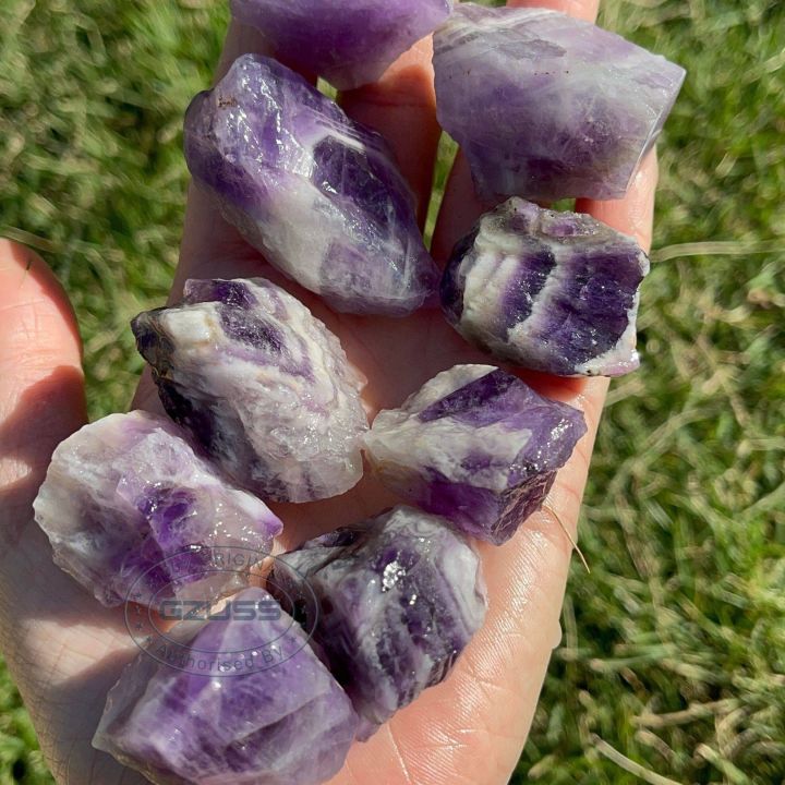 Raw Chevron Amethyst Crystal Natural Amethyst - Amethyst Cluster - Raw ...
