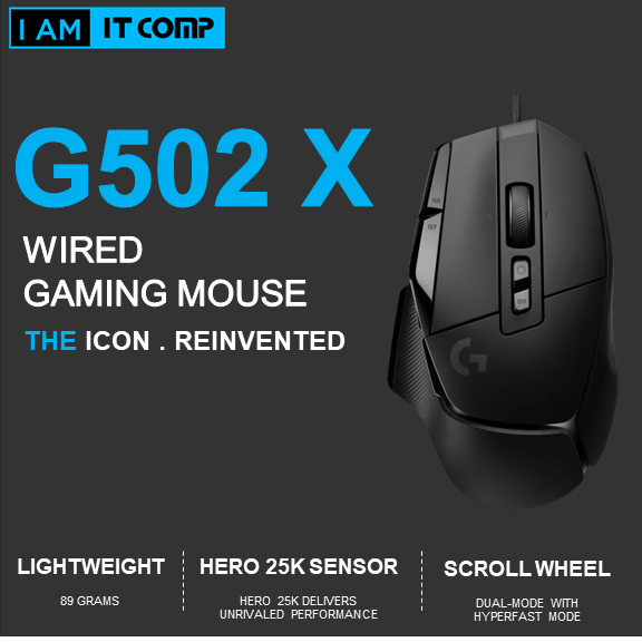 Logitech G502 X Wired Gaming Mouse | Lazada
