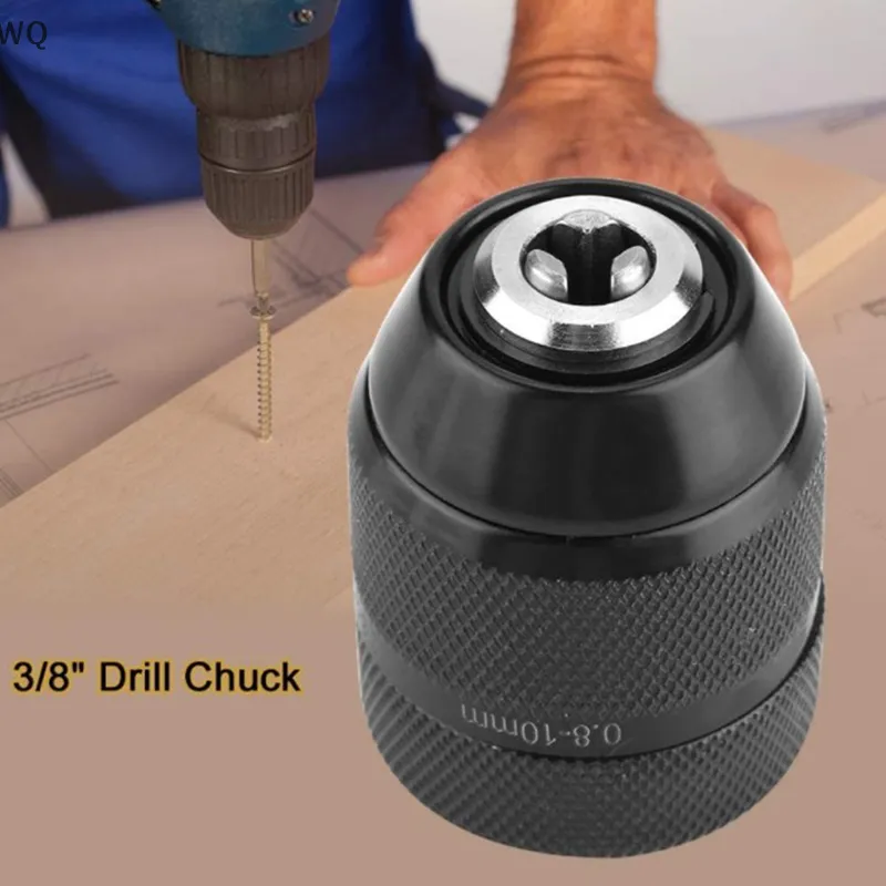 WQ Keyless Drill Chuck 3/8 Thread 0.8mm-10mm locking function Metal ...