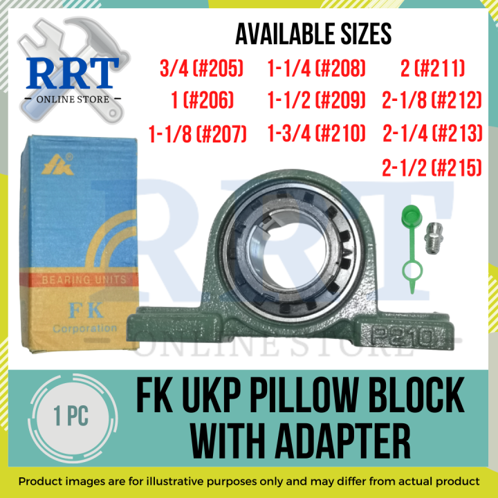 FK Bearing Unit (UKP) Pillow Block with Adapter | Lazada PH