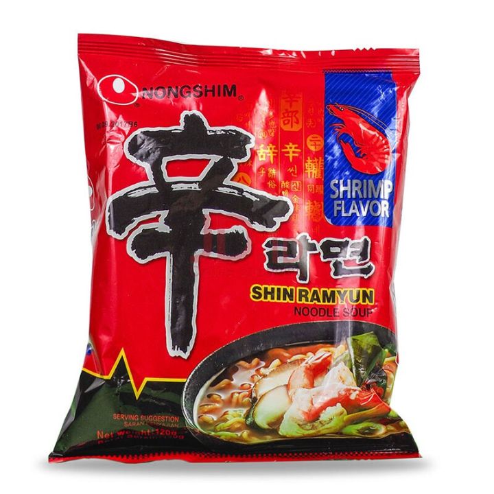 Nongshim Shin Ramyun Shrimp Flavor Noodle Soup 120g | Lazada PH
