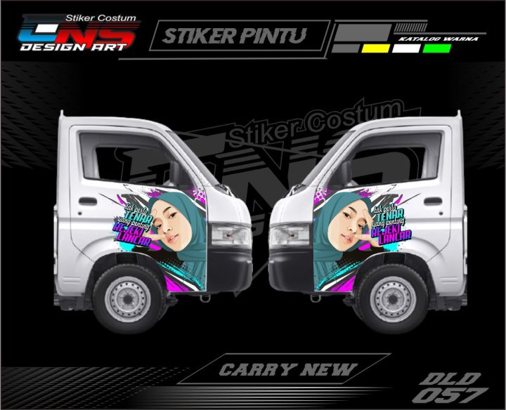 Sticker Stiker Pintu Mobil Pick Up Suzuki New Carry Sticker Stiker ...