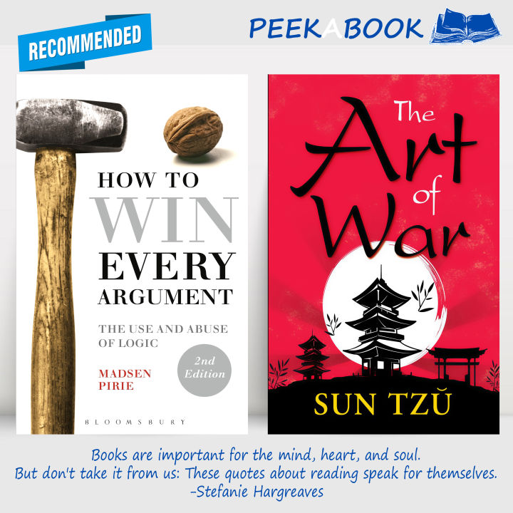 HOW TO WIN IN EVERY ARGUMENT + THE ART OF WAR (paperback) | Lazada PH