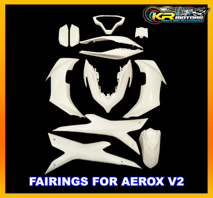 AEROX V2 FAIRINGS SET (12 in 1) - NONPAINTED | Lazada PH