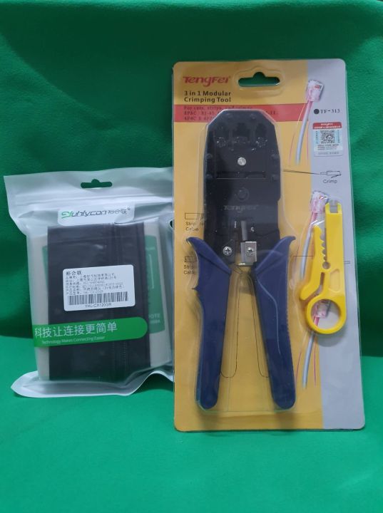 Lan cable cutter network crimping tool crimper cat5e cat6 pliers TESTER ...
