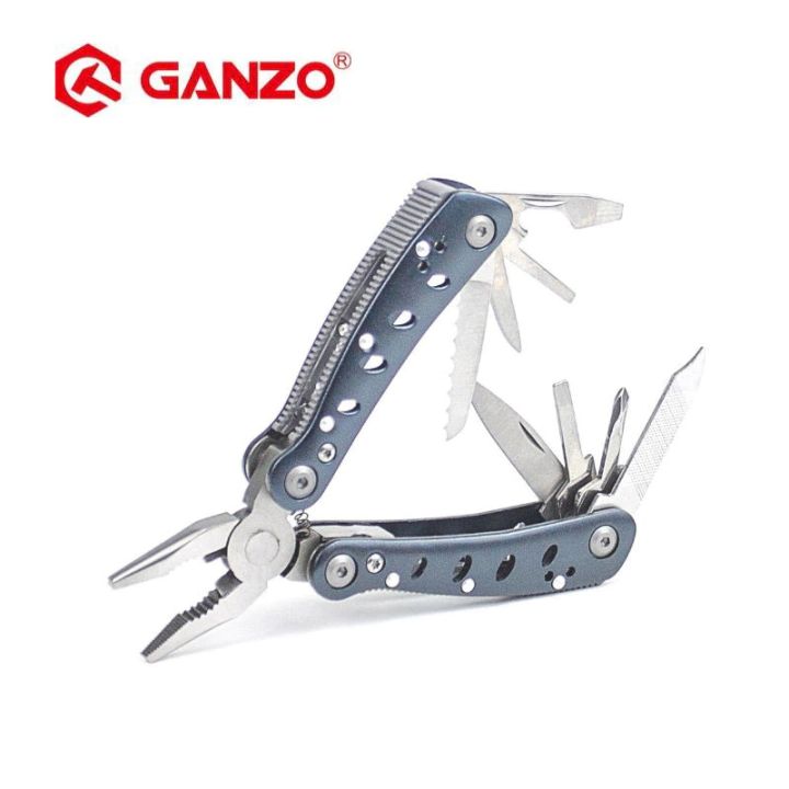 เครื่องมือเอนกประสงค์ คีม Ganzo 2019S Multi pliers, Multitool 11 in 1 ชุดไขควง มีดพับ ของแท้ ...
