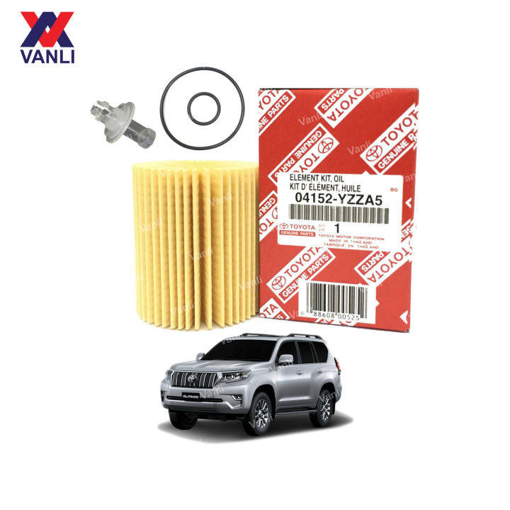 Toyota Oil Filter for Toyota Prado / FJ Cruiser / Lexus LS460 - 04152-YZZA5 | Lazada