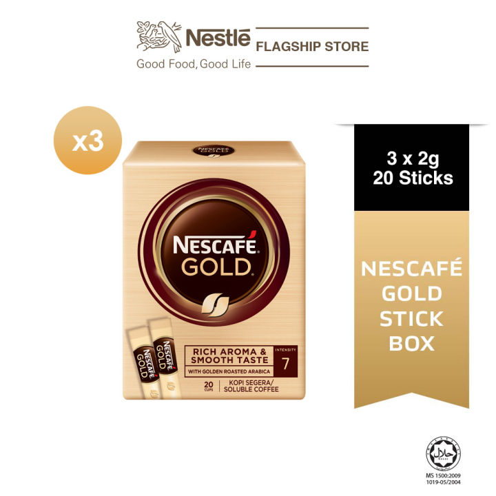 NESCAFE GOLD Signature Stick Pack (20x2g) Bundle of 3 | Lazada