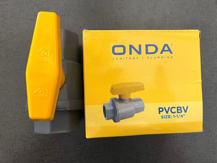 Ball Valve Onda Stop Kran PVC 1 1/4" Stop Kran Pipa Keran 1 1/4" | Lazada Indonesia