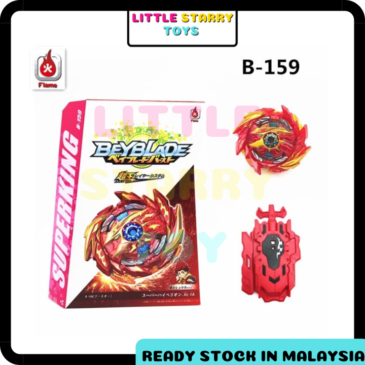 Ready Stocks !!! Beyblade Burst SuperKing Booster B-159 Super Hyperion ...