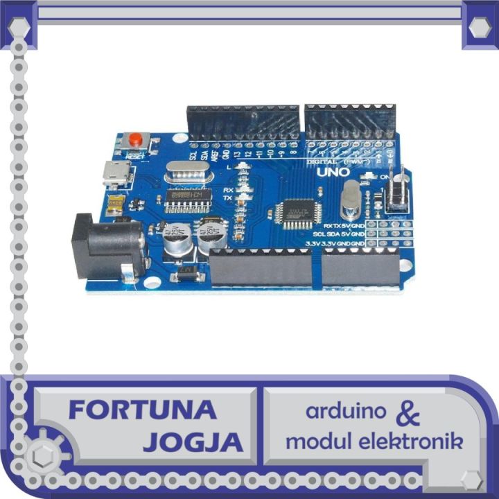 Uno R3 Micro Usb Mega328p Ch340g Compatible Arduino Uno R3 Lazada