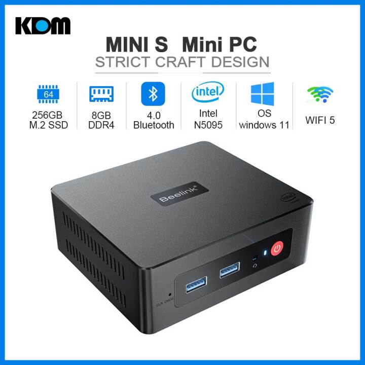Beelink MINI S มินิพีซี Mini PC CPU Intel Celeron N5095 8GB DDR4 Quad ...