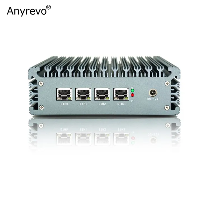 12th Gen Firewall Router 12th Gen Fanless Soft Router N100 DDR5 4800MHz ...