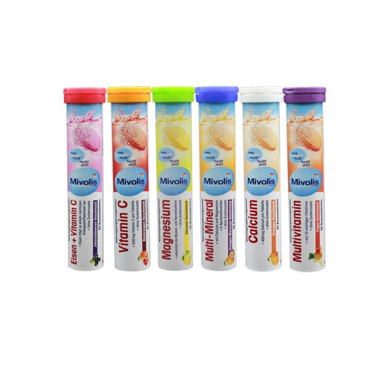DM German Vitamin C Effervescent tablet calcium iron magnesium boiling ...