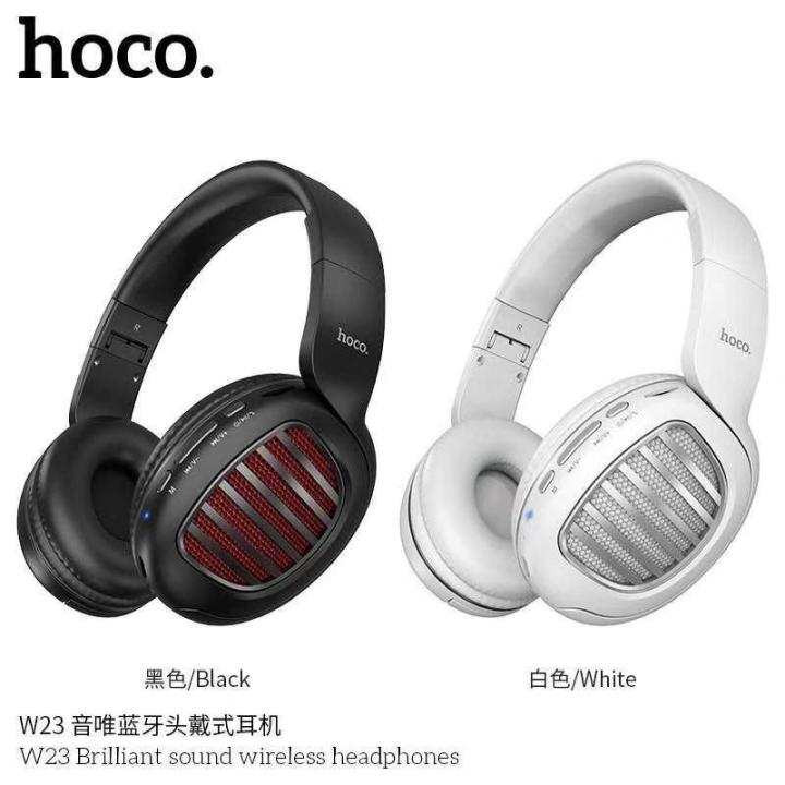 หูฟังบลูทูธ Hoco Headphones W23 Brilliant wireless and wired with mic ...