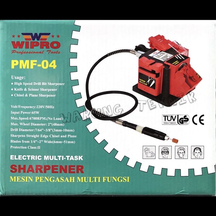 WIPRO PMF-04 ELECTRIC MULTI TASK SHARPENER mesin pengasah multi fungsi ...