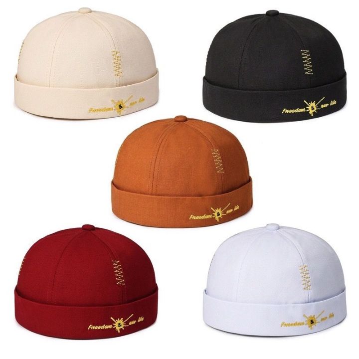 Fashion Topi Kopiah Viral FREEDOM Trend Sailor Cap Street Casual Cap ...
