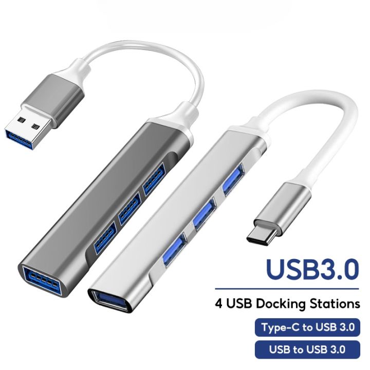 Usb 3 0 Hub Type C 4 Ports High Speed Splitter Adapter Multi Expander