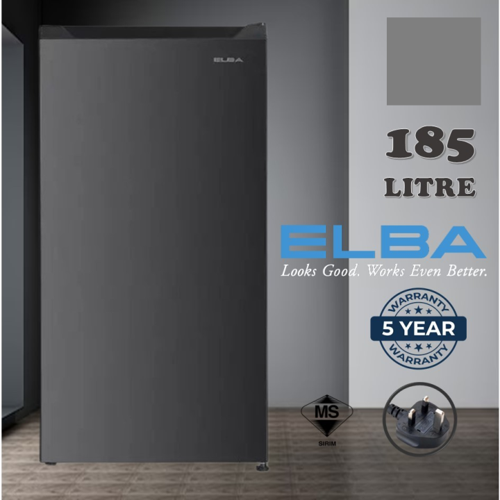 ELBA 185L SINGLE DOOR FRIDGE REFRIGERATOR MODEL: ER-Q1856(GR) | Lazada