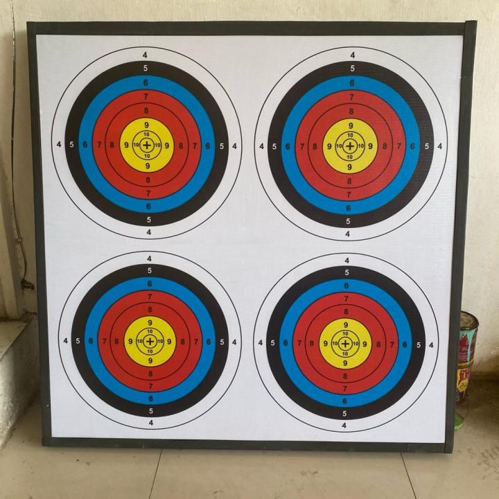 Bantalan Target 4 Face Target Panahan ukuran 100x100cm - Busa Eva ...