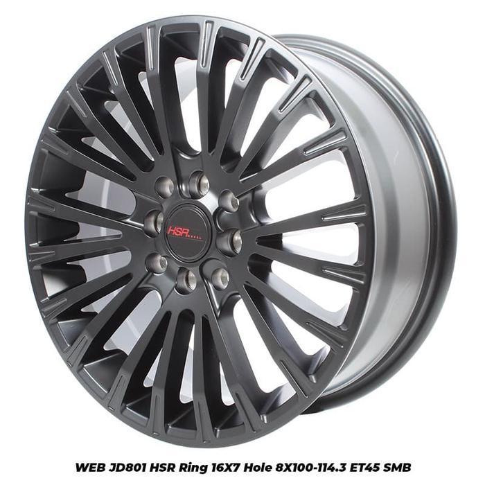 Velg Mobil Avanza dan Xenia Ring 16 Model WEB HSR warna hitam | Lazada ...