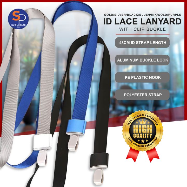 5 PCS ID Lace Lanyard for School Kids Name Tag Plate PVC Card ID Holder ...