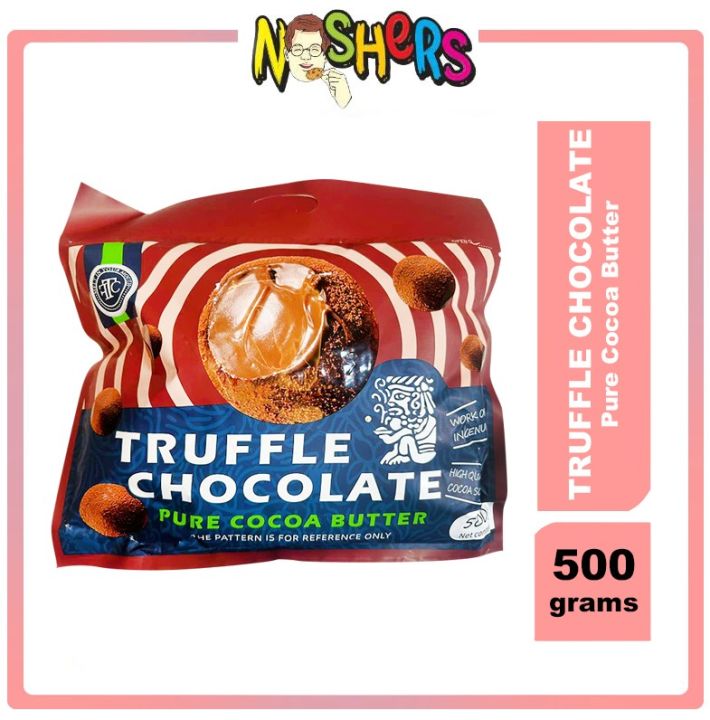 Noshers Truffle Chocolate Pure Cocoa Butter Melt in your Mouth 500g ...
