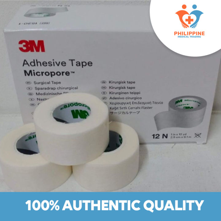 3M Adhesive Micropore Surgical Tape 1 (SOLD PER BOX) | Lazada PH
