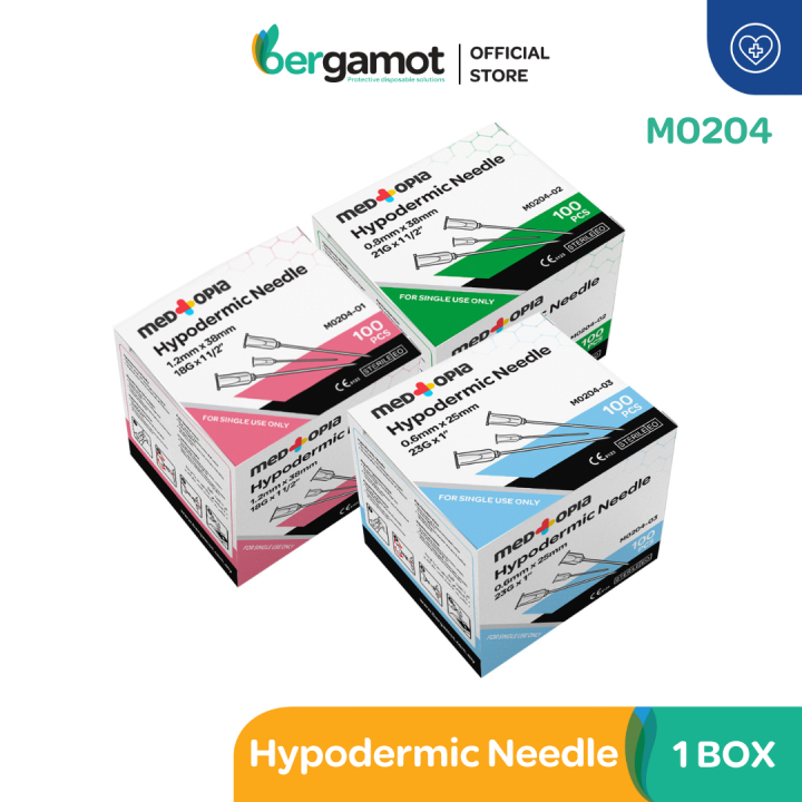 M0204-03 Medtopia Hypodermic Needle 23G X 1" | Lazada