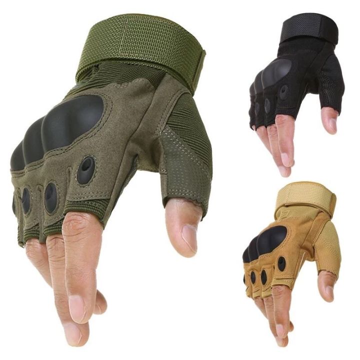 MOTOX High Quality Half Finger Motorcycle Gloves for Tactical Combat ...