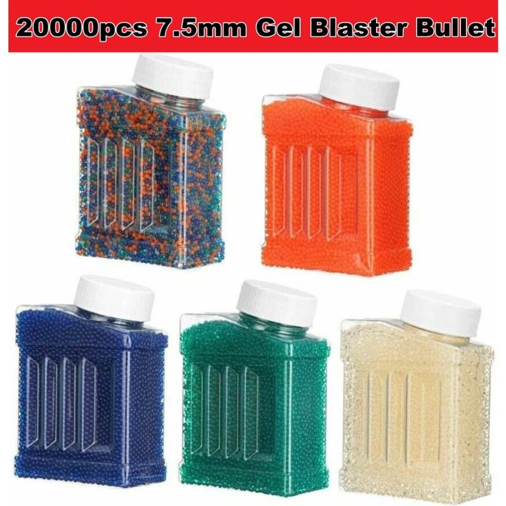 50000PCS 7-8 mm Gel Blaster Bullets Blaster Refill Water Blaster Vase ...